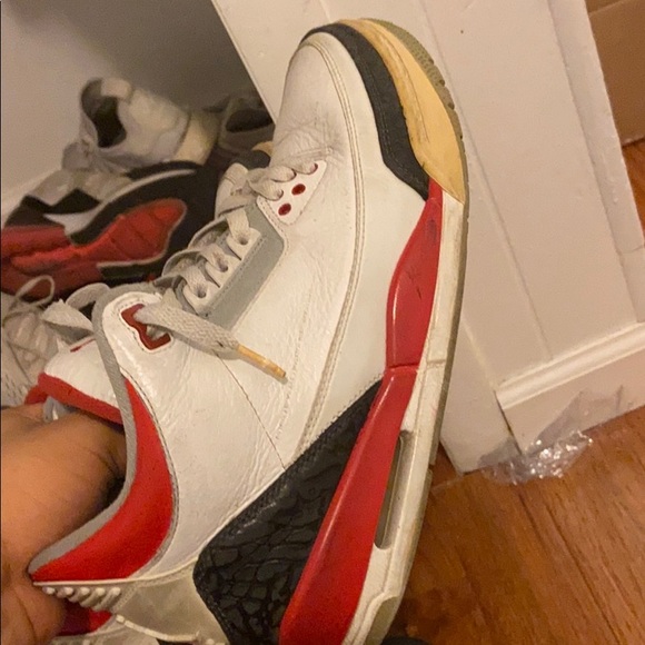 Jordan | Shoes | Air Jordan 3 Retro Fire Red Size 8 | Poshmark